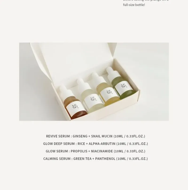 Set Hanbang Serum Discovery - GRESS Skincare & Makeup